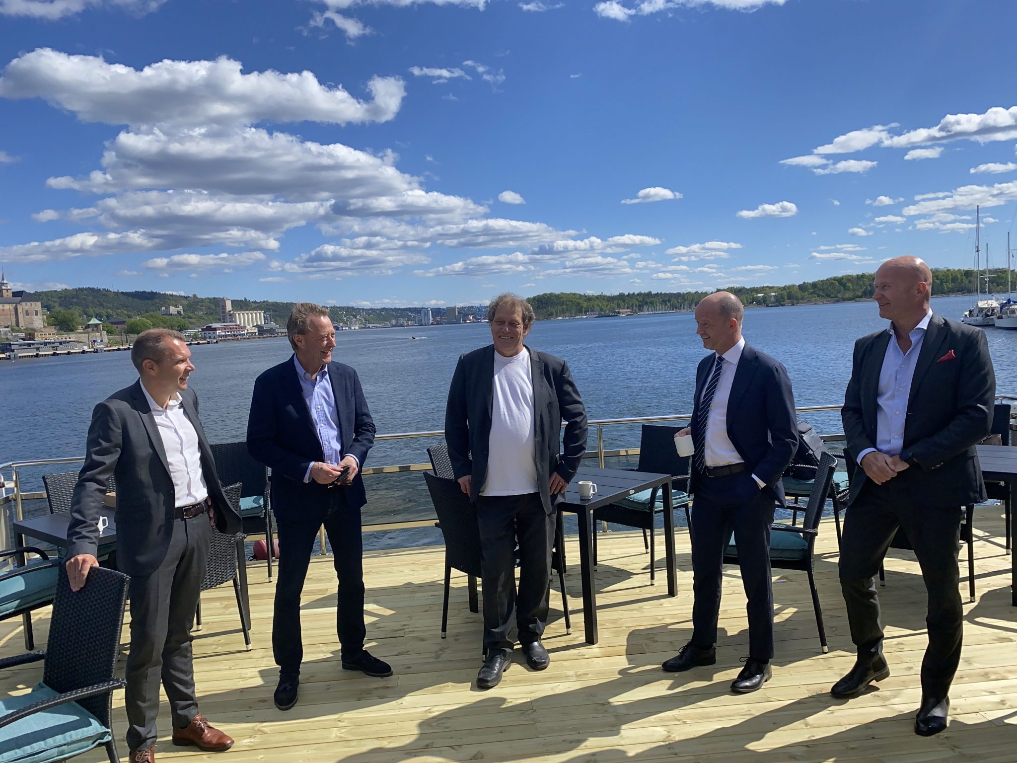 Steffen Syvertsen (Agder Energi), Bjørn Rune Gjelsten (NOAH), Frederic ...